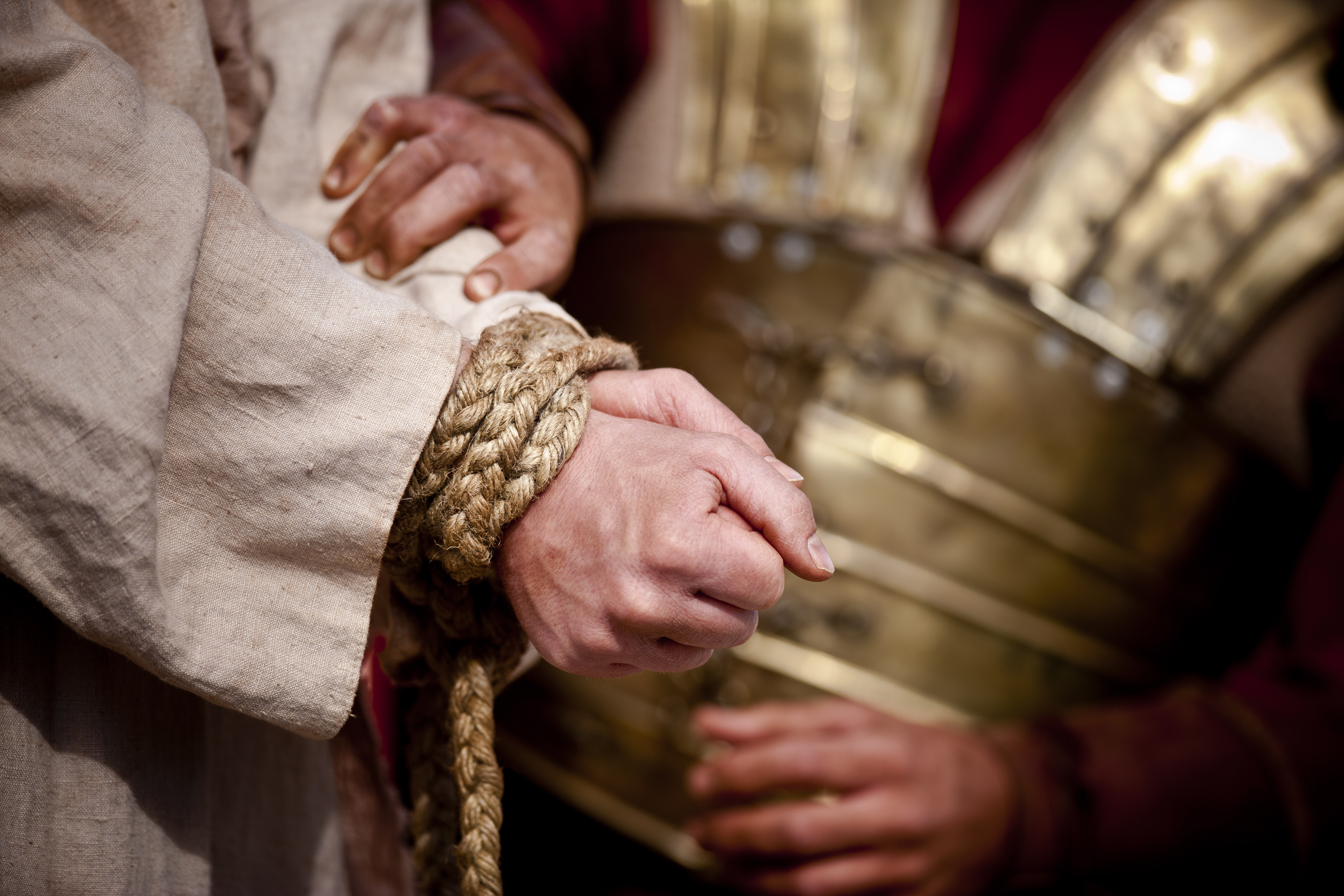 Christ’s Hands Being Bound