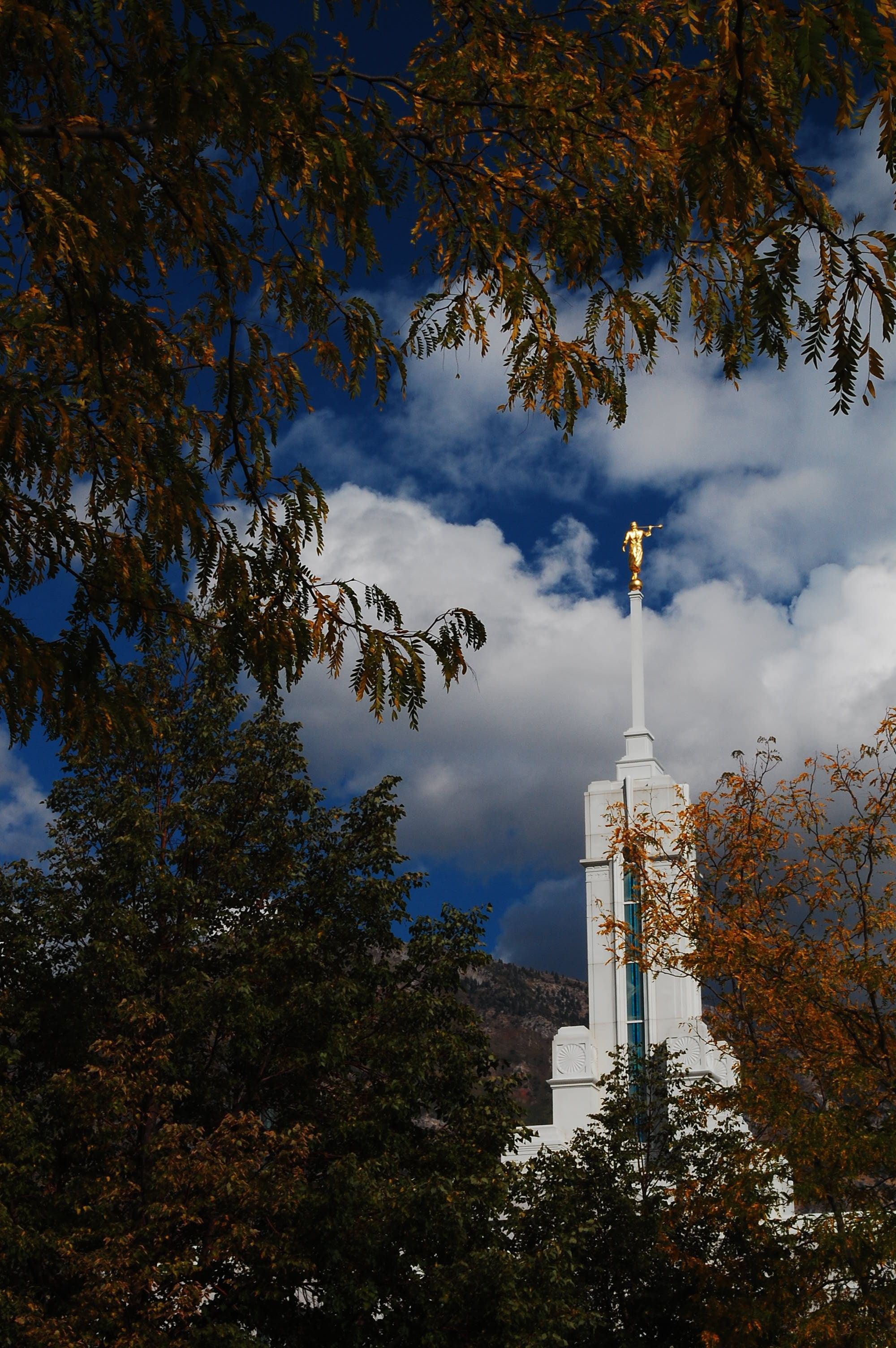 Mount Timpanogos Utah Temple Spire