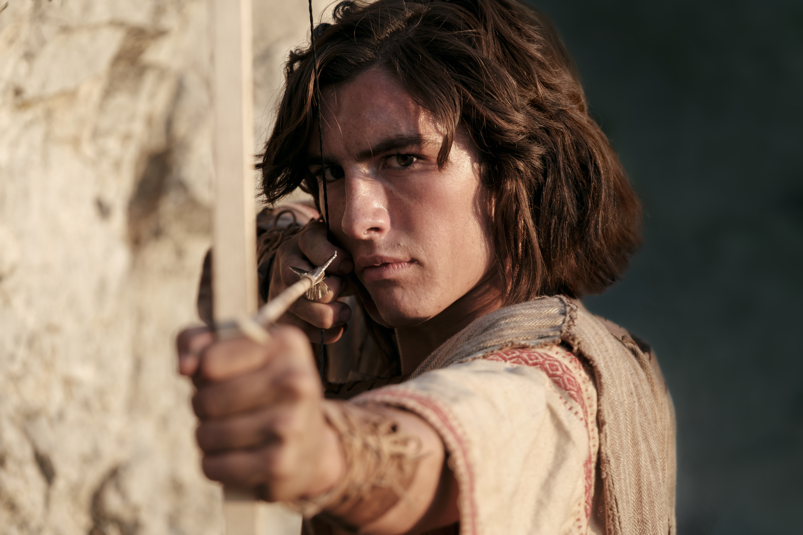 Nephi breaks his bow in the wilderness