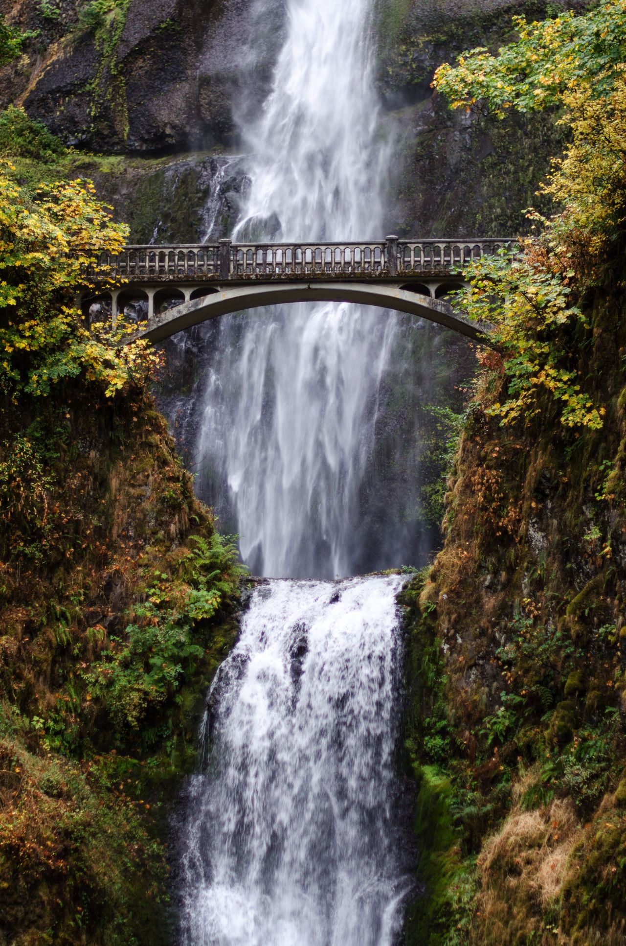 Bridge over Multnomah Falls