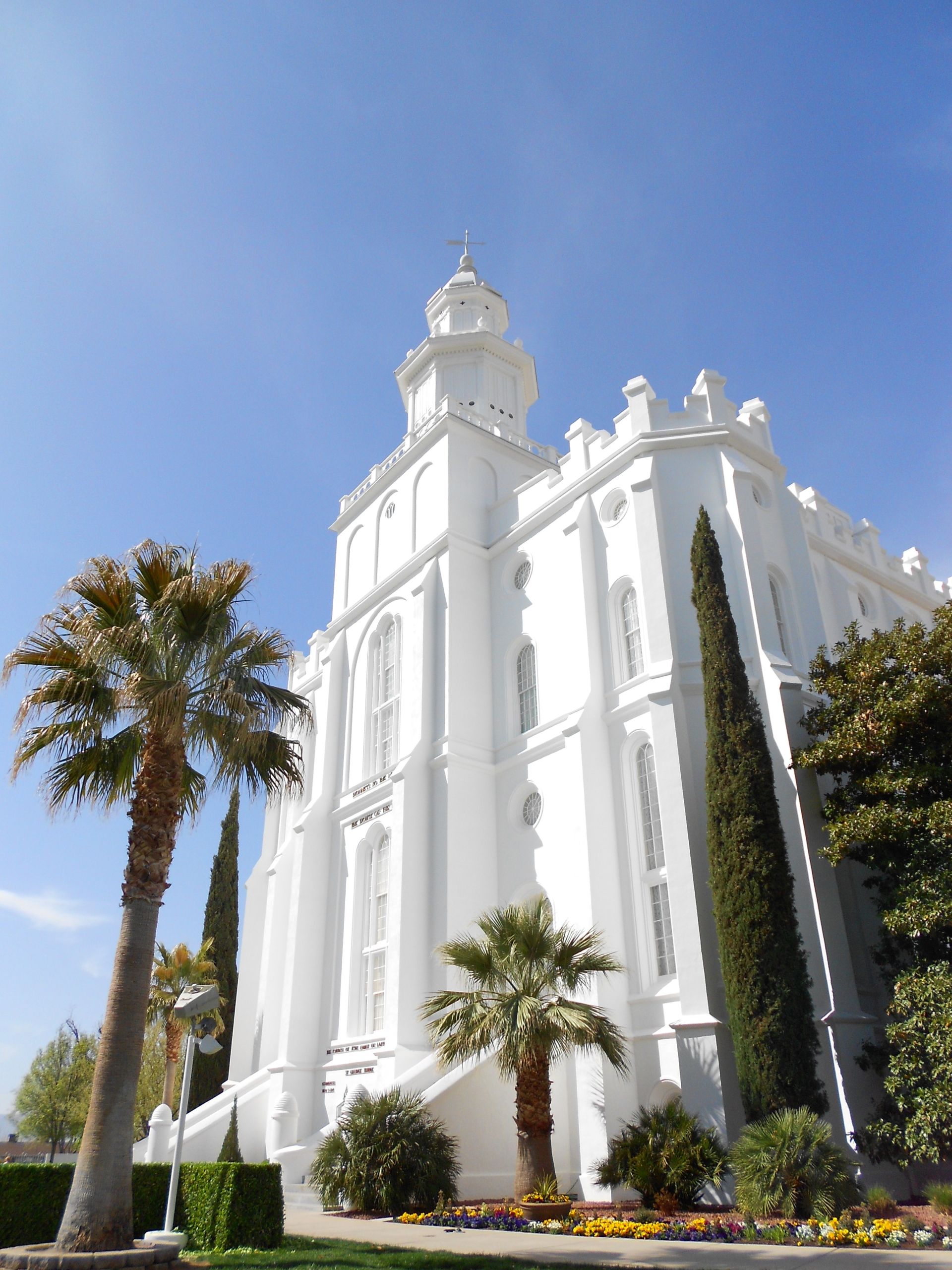 St. George Utah Temple in the Summer