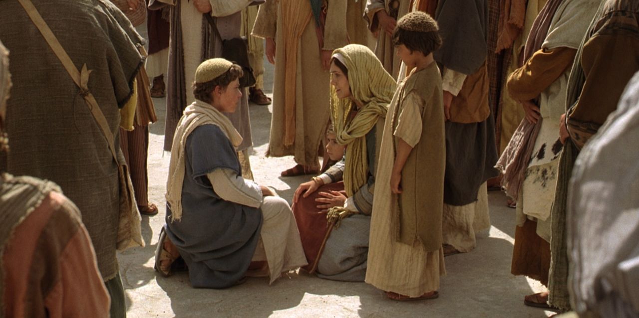 Jesus Speaks to the Little Children