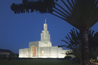 Accra Ghana Temple at Night
