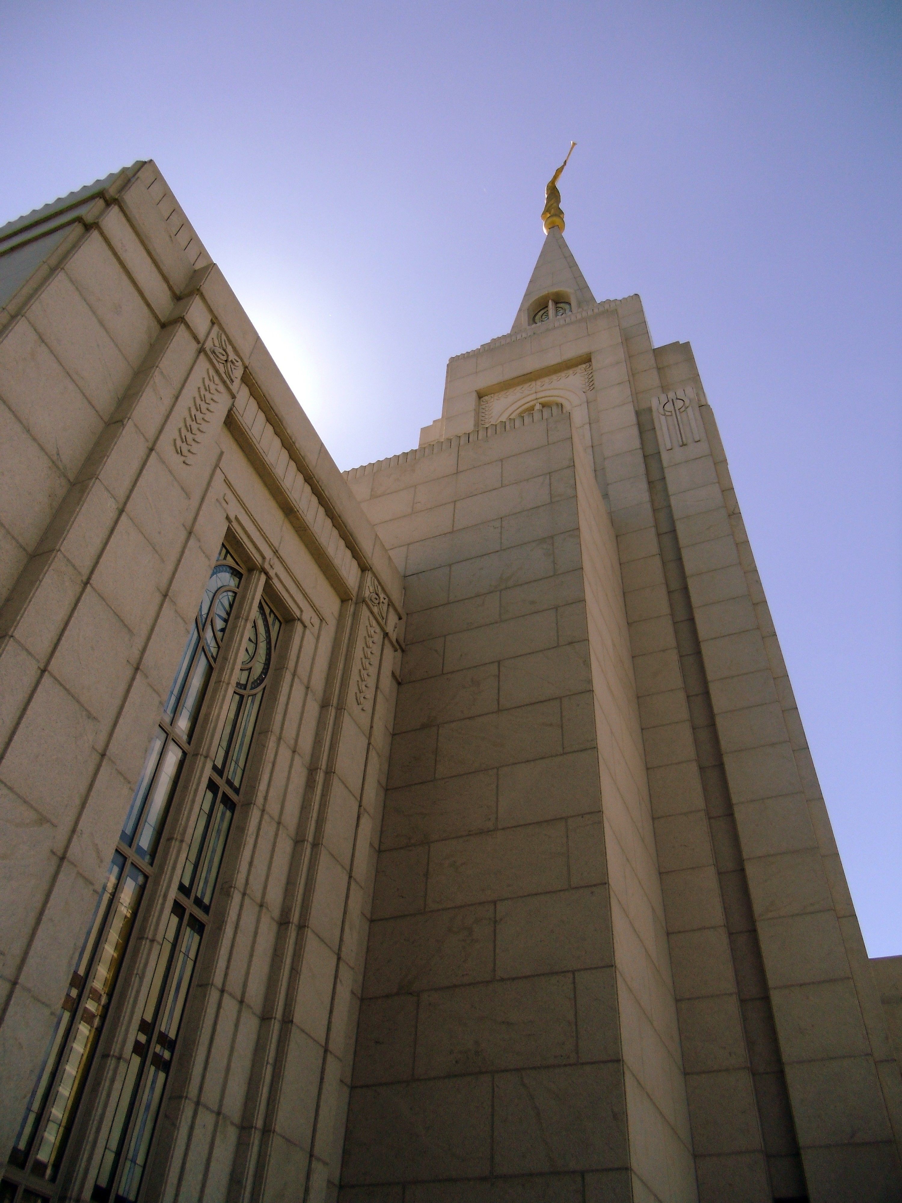The Spire of the Curitiba Brazil Temple