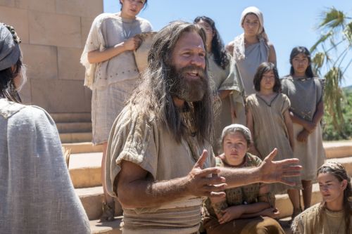 Jacob teaching the Nephites
