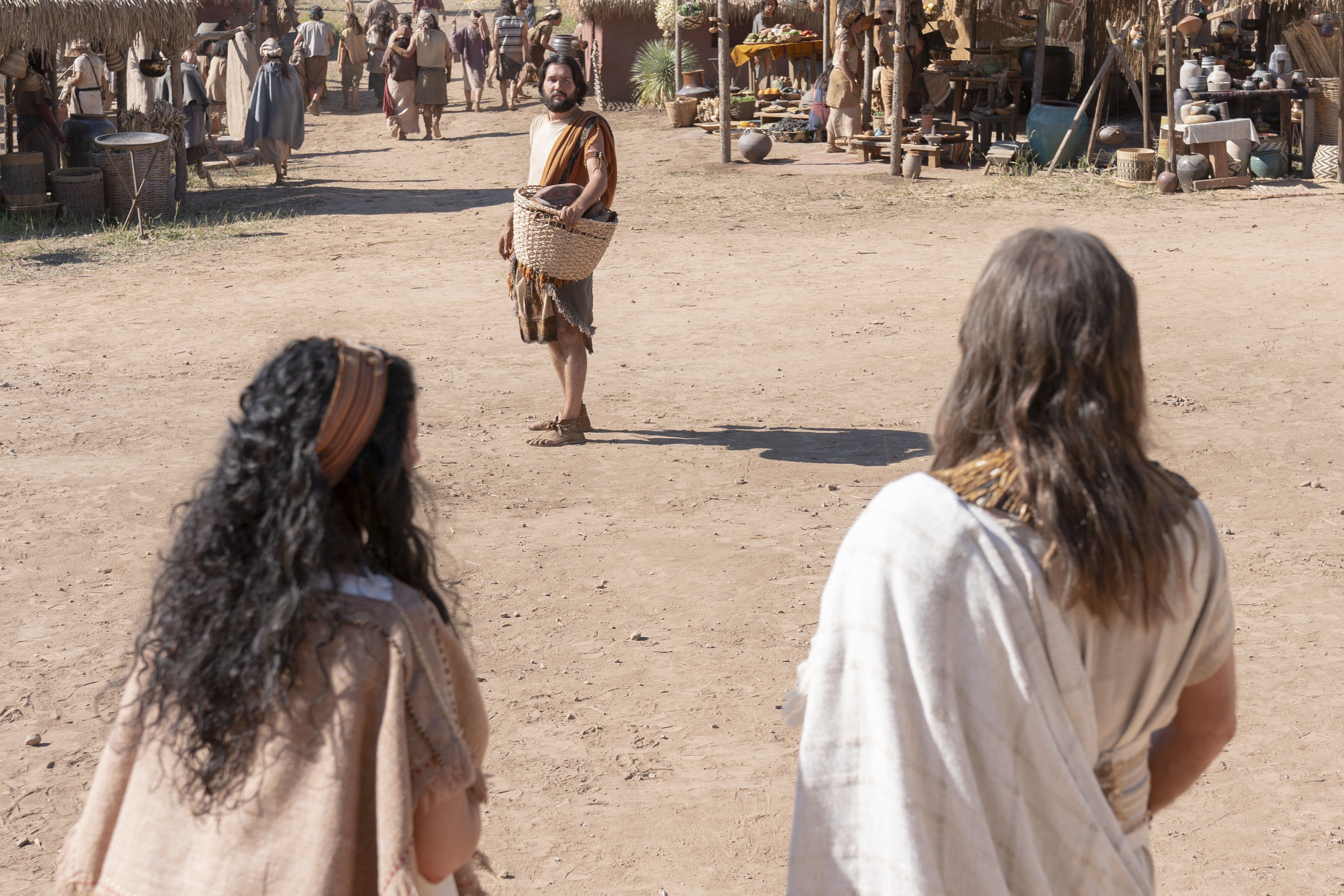A Nephite man acknowledging Jacob for his teachings