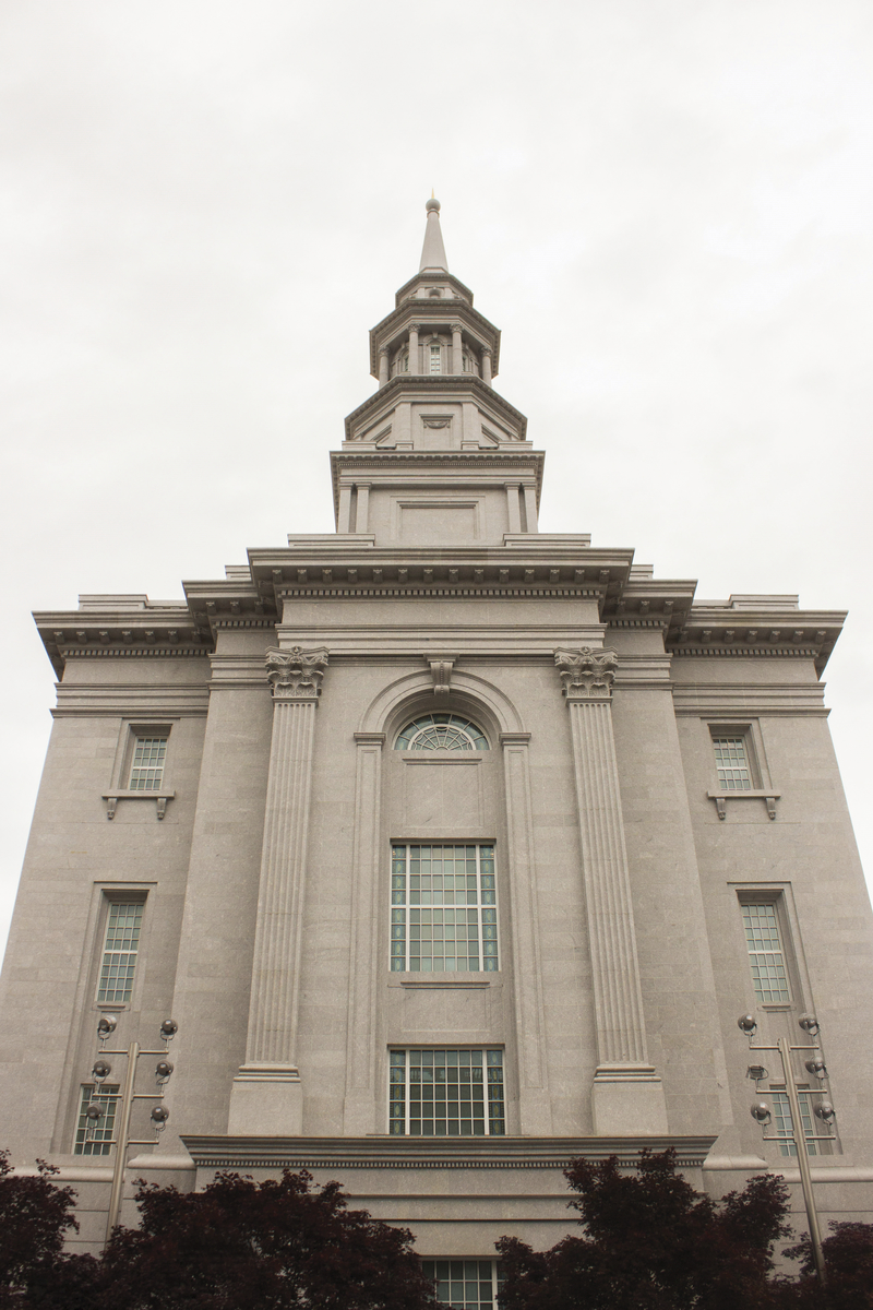 Facing the Philadelphia Pennsylvania Temple