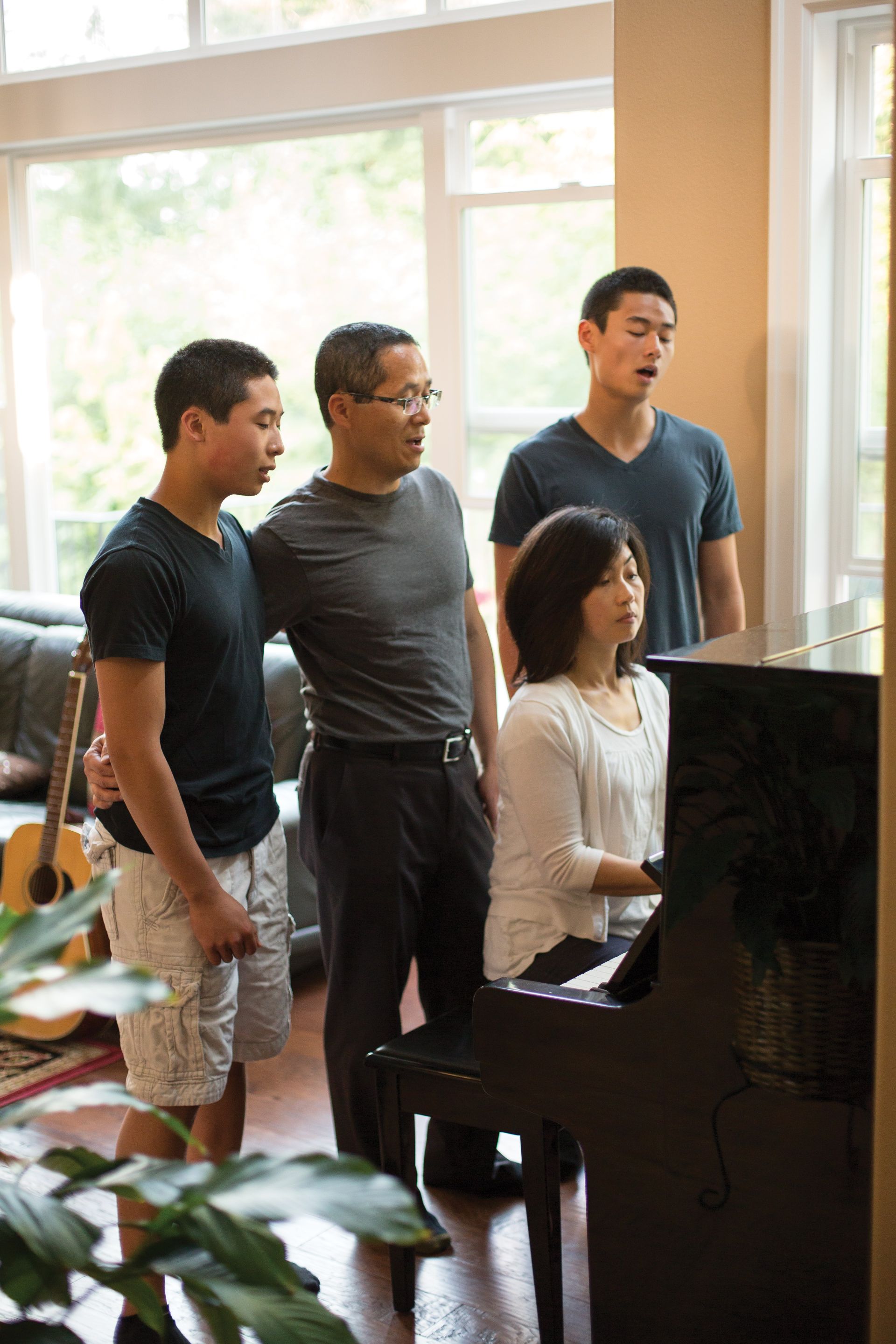 Family Playing Music
