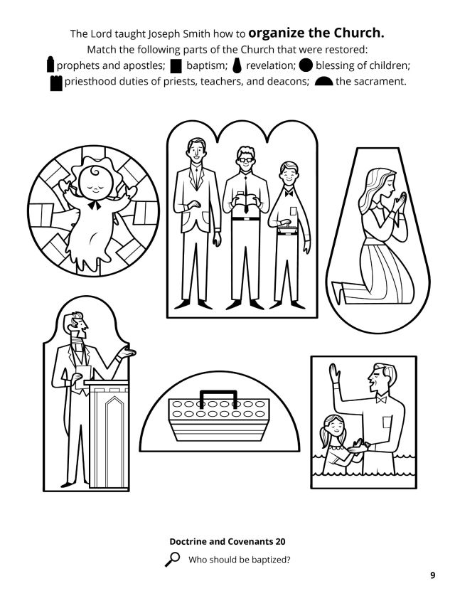 Doctrine and Covenants Coloring Book