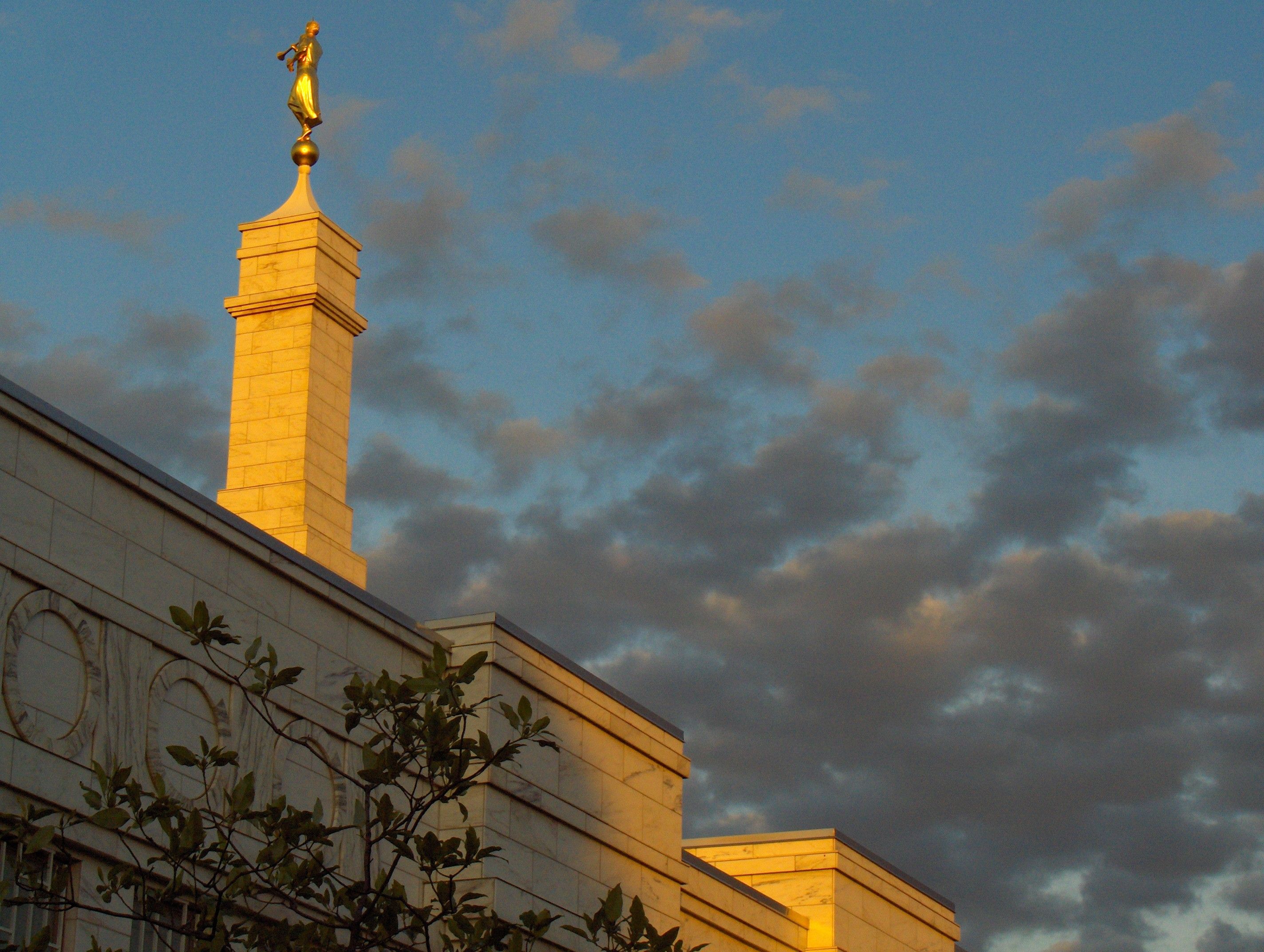 The Spire of the Columbus Ohio Temple