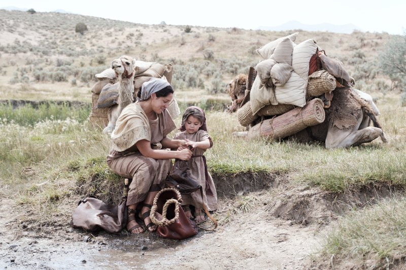 One of Ishmael's daughters and child gathering water