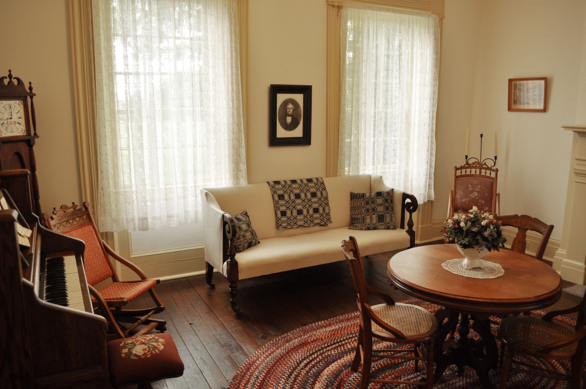 Living Room of John Taylor Home