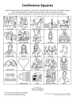 General Conference Coloring Pages