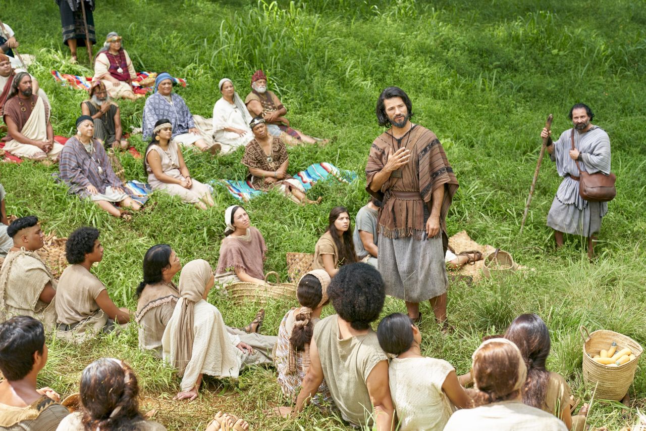 Alma the Younger Teaching the Zoramites