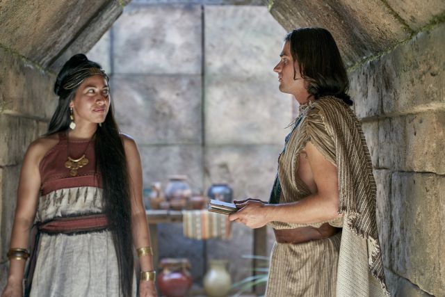 Amulek and Alma the Younger Praying