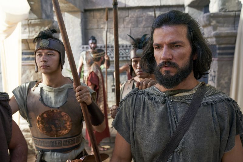 Alma the Younger and Amulek Coming to the Bedside of Zeezrom