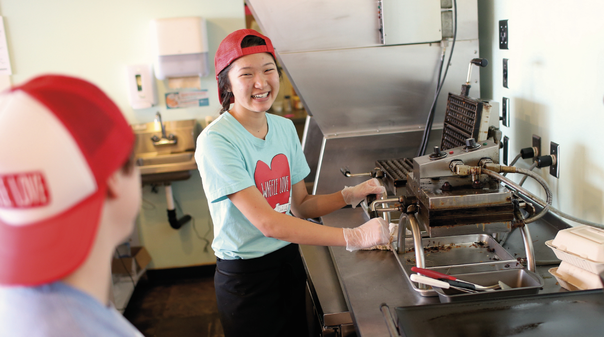 Self-Reliance. Loving God. And making waffles.