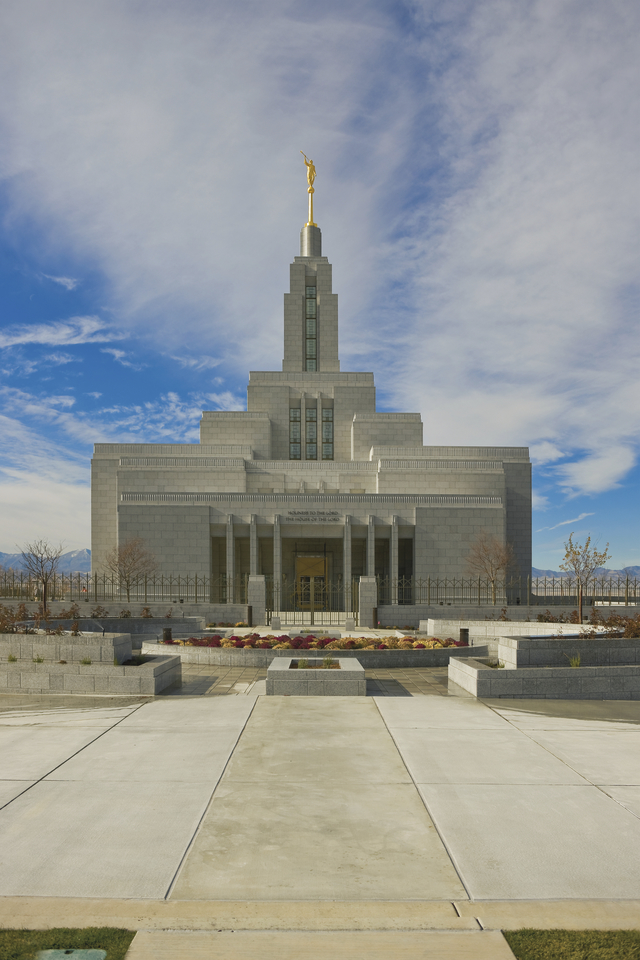 Entrance to the Draper Utah Temple