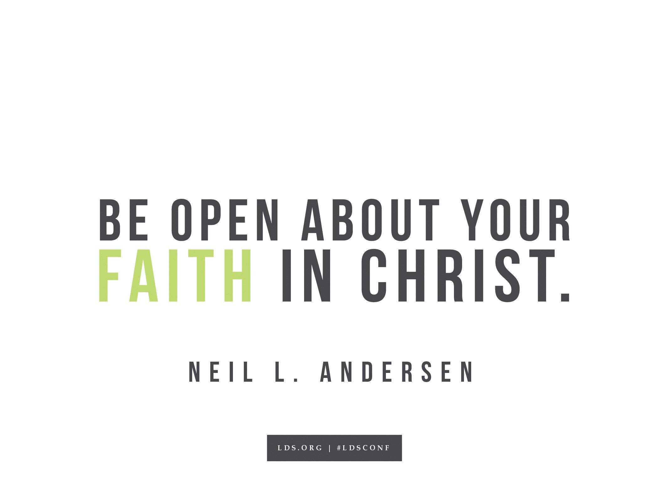Be Open
