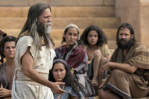 Jacob teaching the Nephites