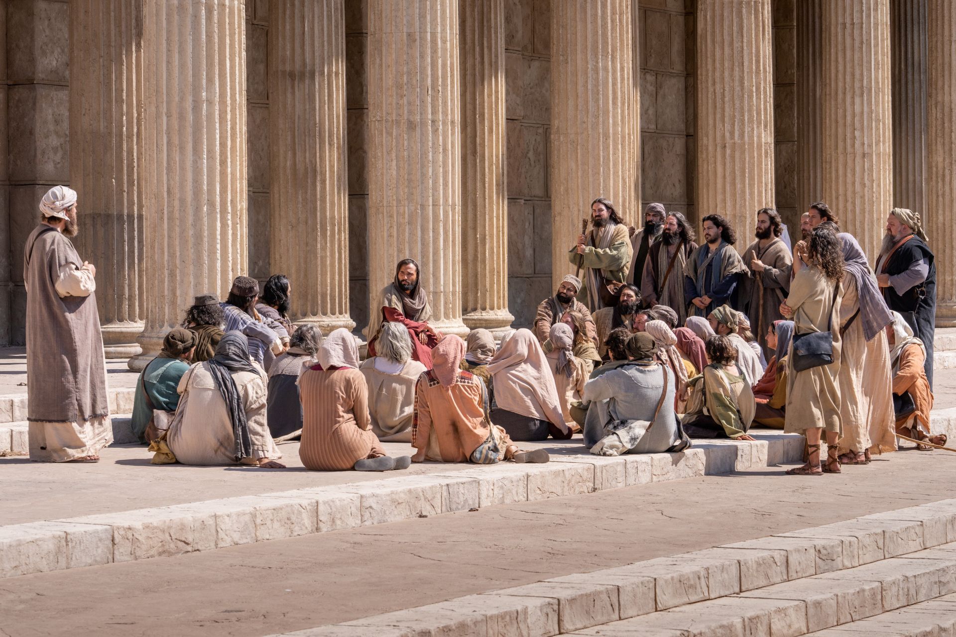 Jesus Teaches a Small Group