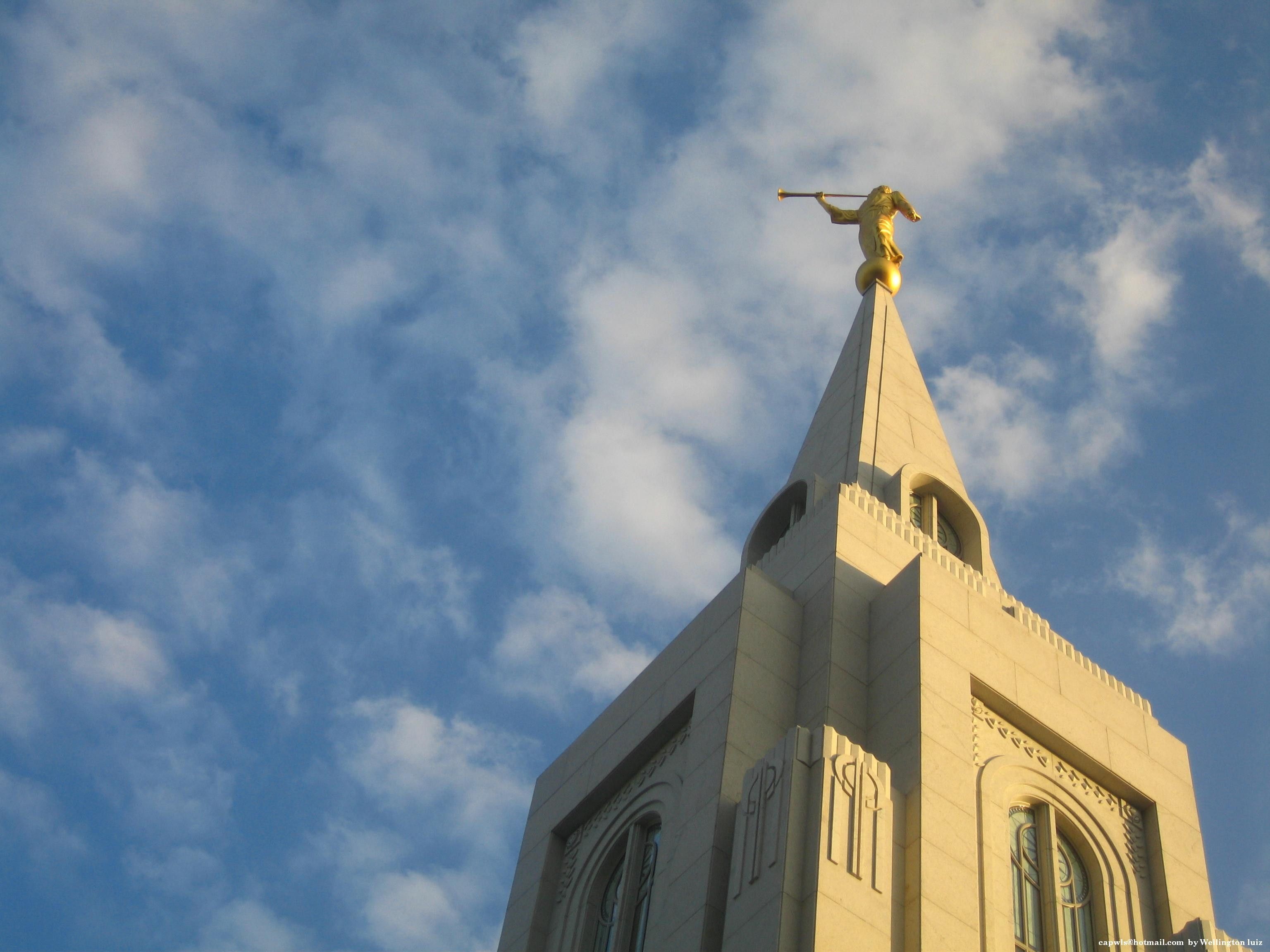 The Spire of the Curitiba Brazil Temple