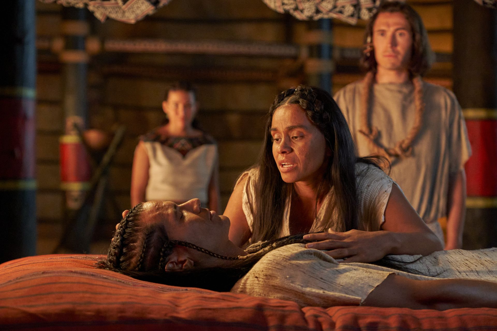 The Wife of King Lamoni Grieving