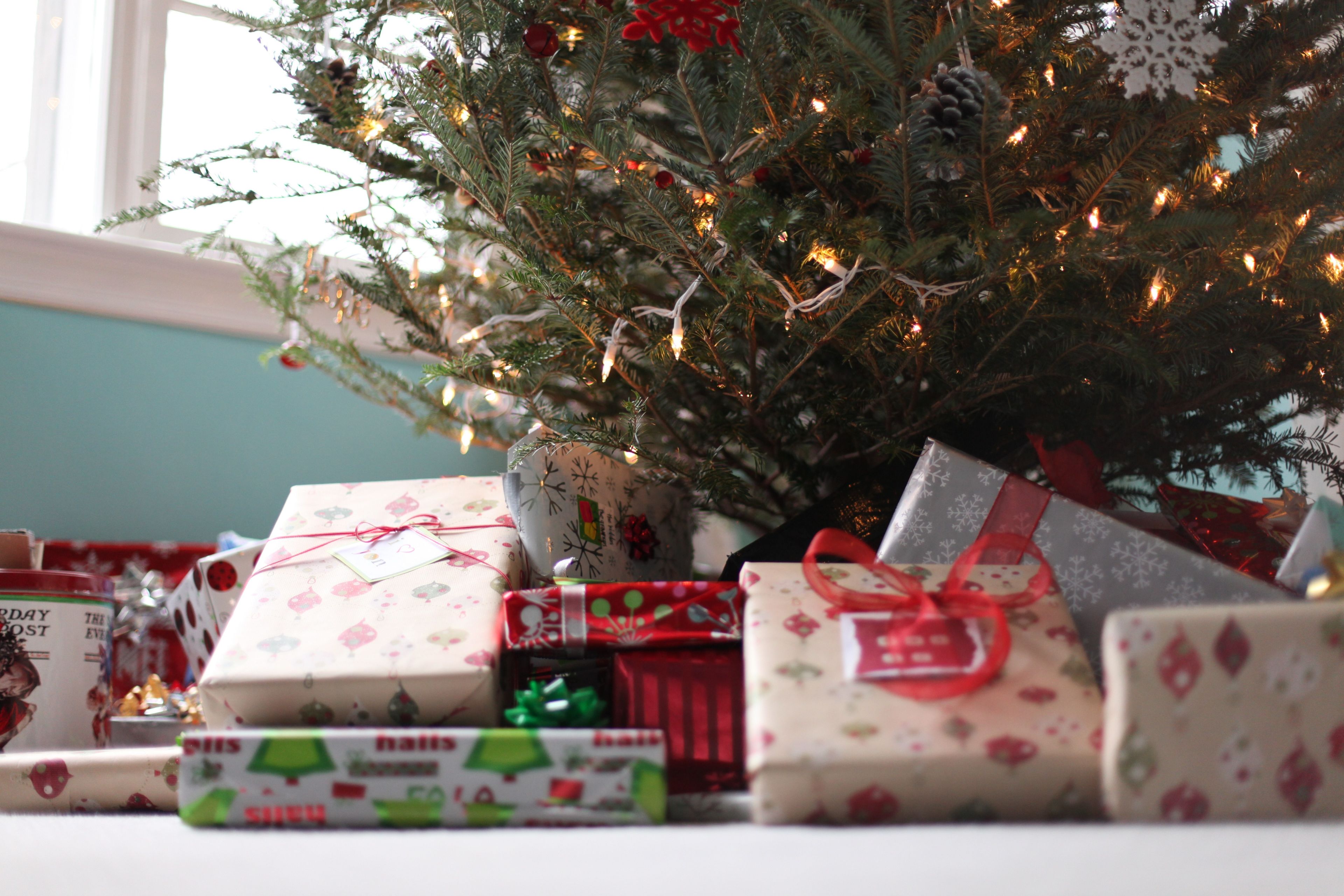 Christmas Gifts under a Tree