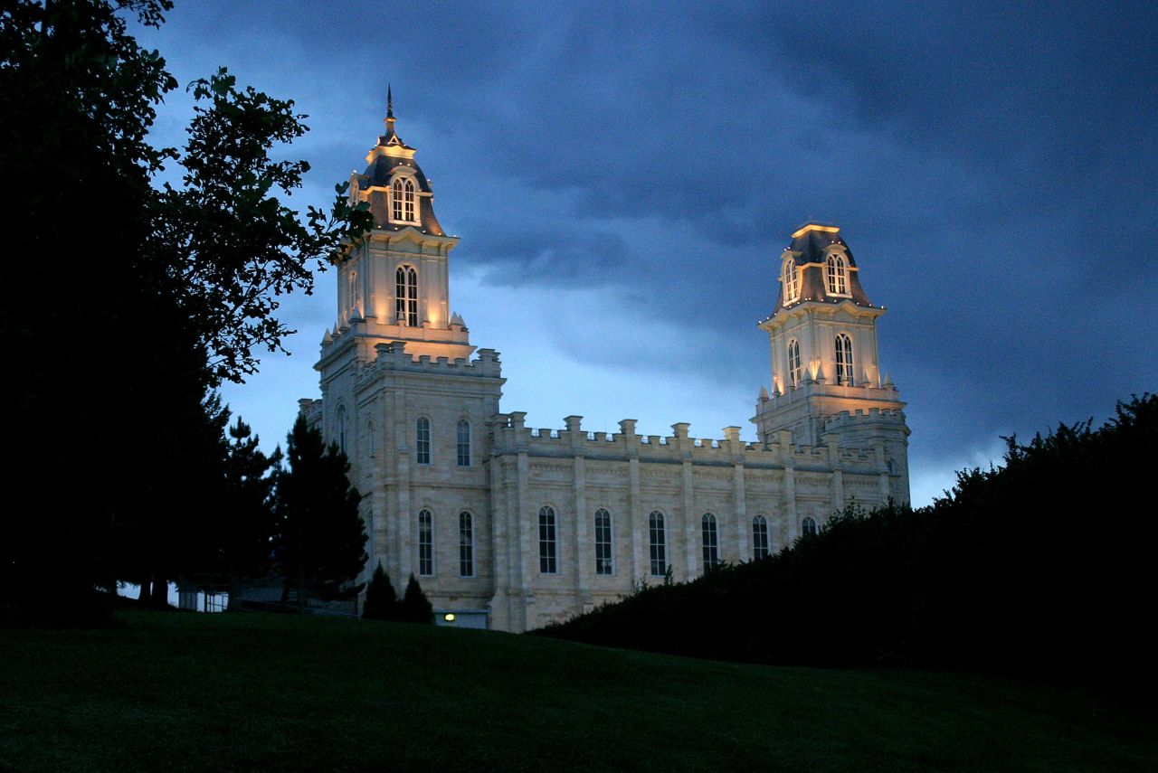 Manti Utah Temple and Cemetery