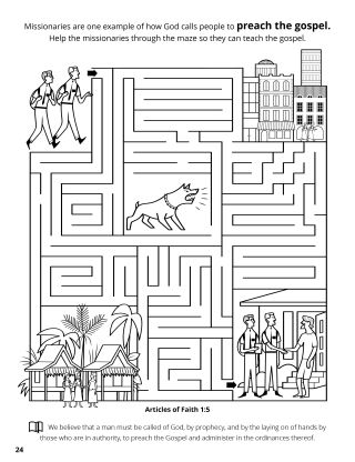 Pearl of Great Price Coloring Book