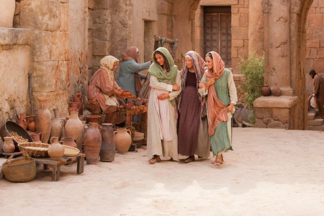 Mary and Joseph Bring Christ to Be Presented at the Temple