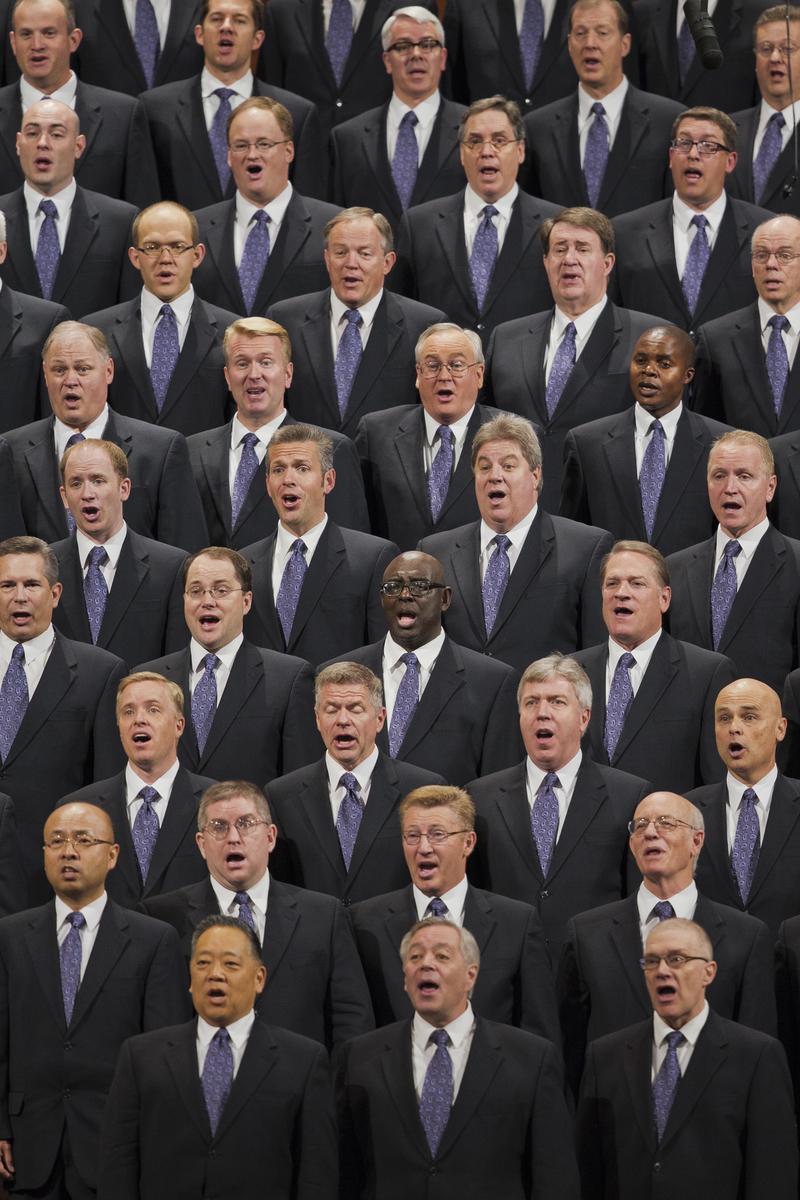 Men of the Choir Singing