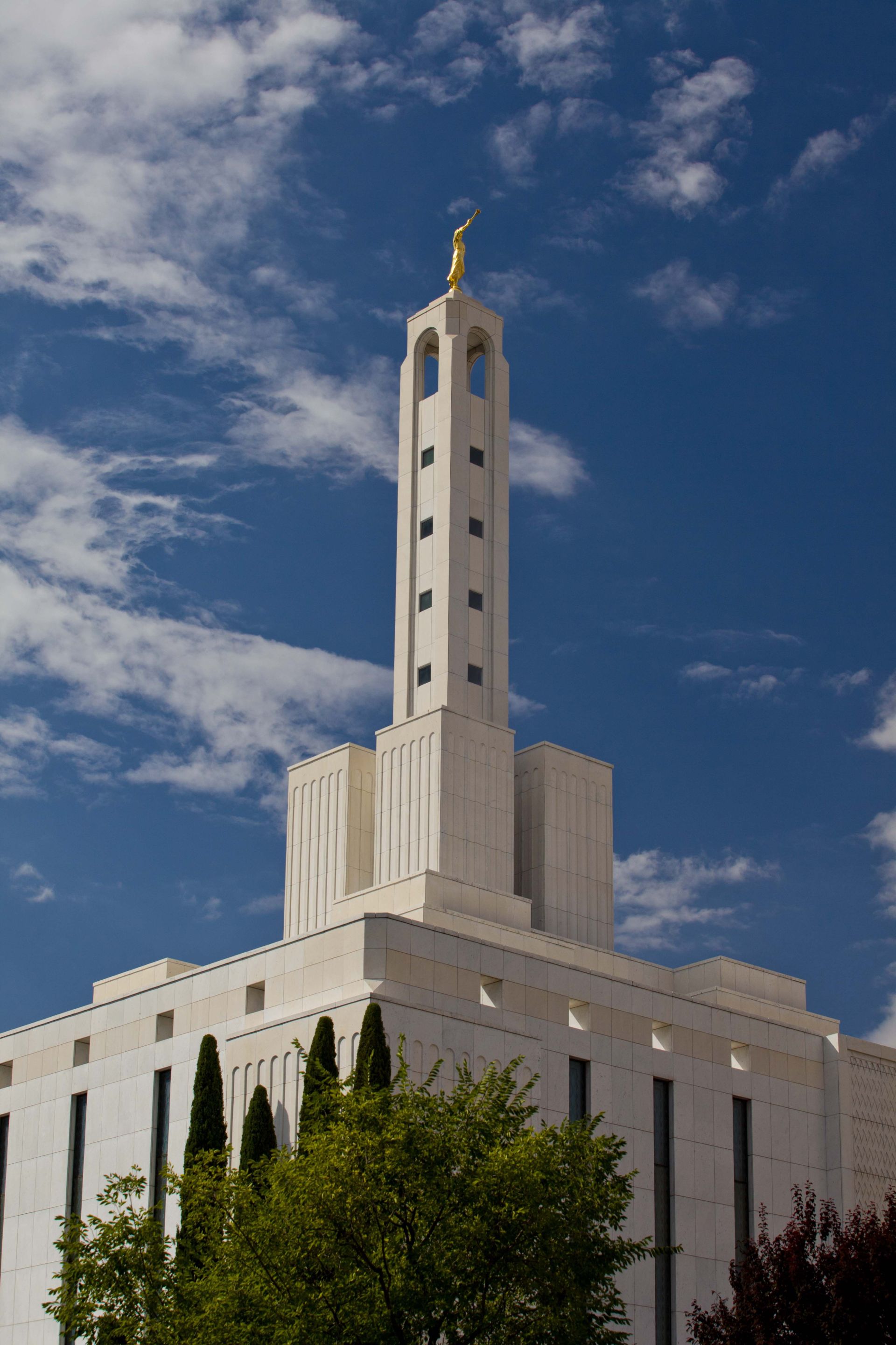 Madrid Spain Temple Spire
