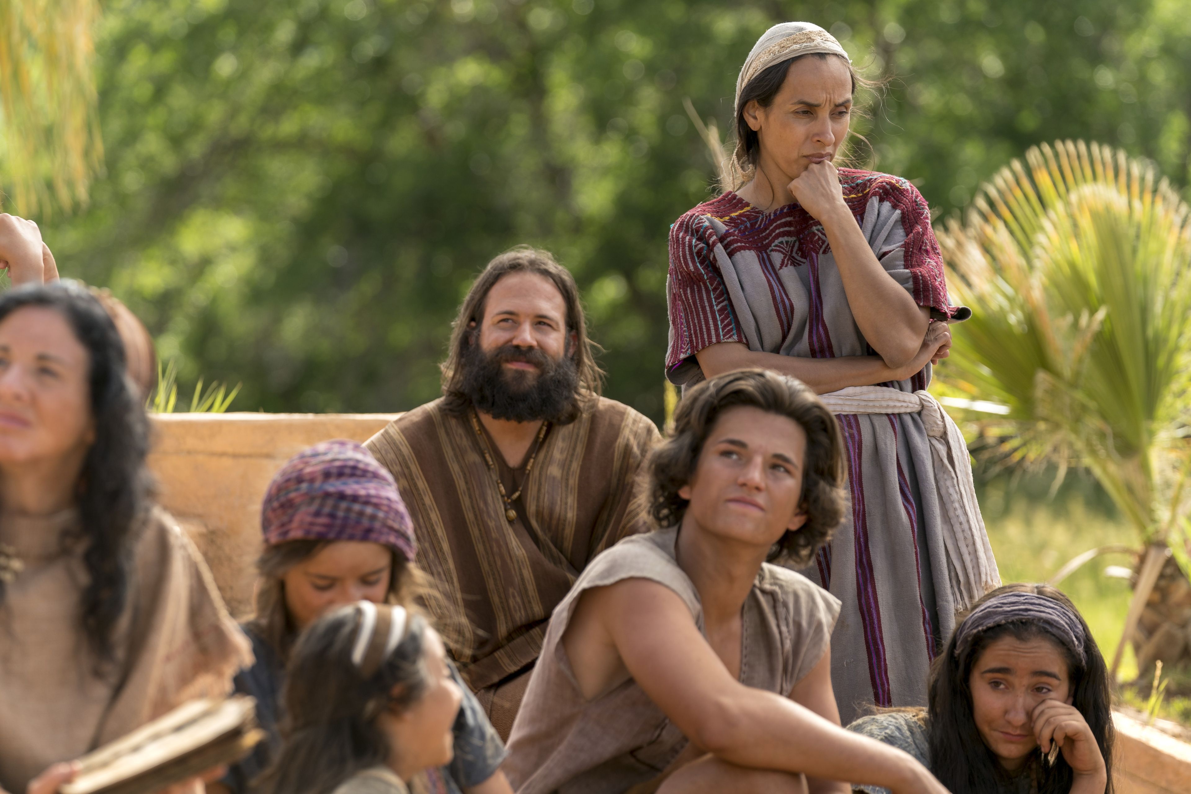 Nephites listening as Jacob teaches