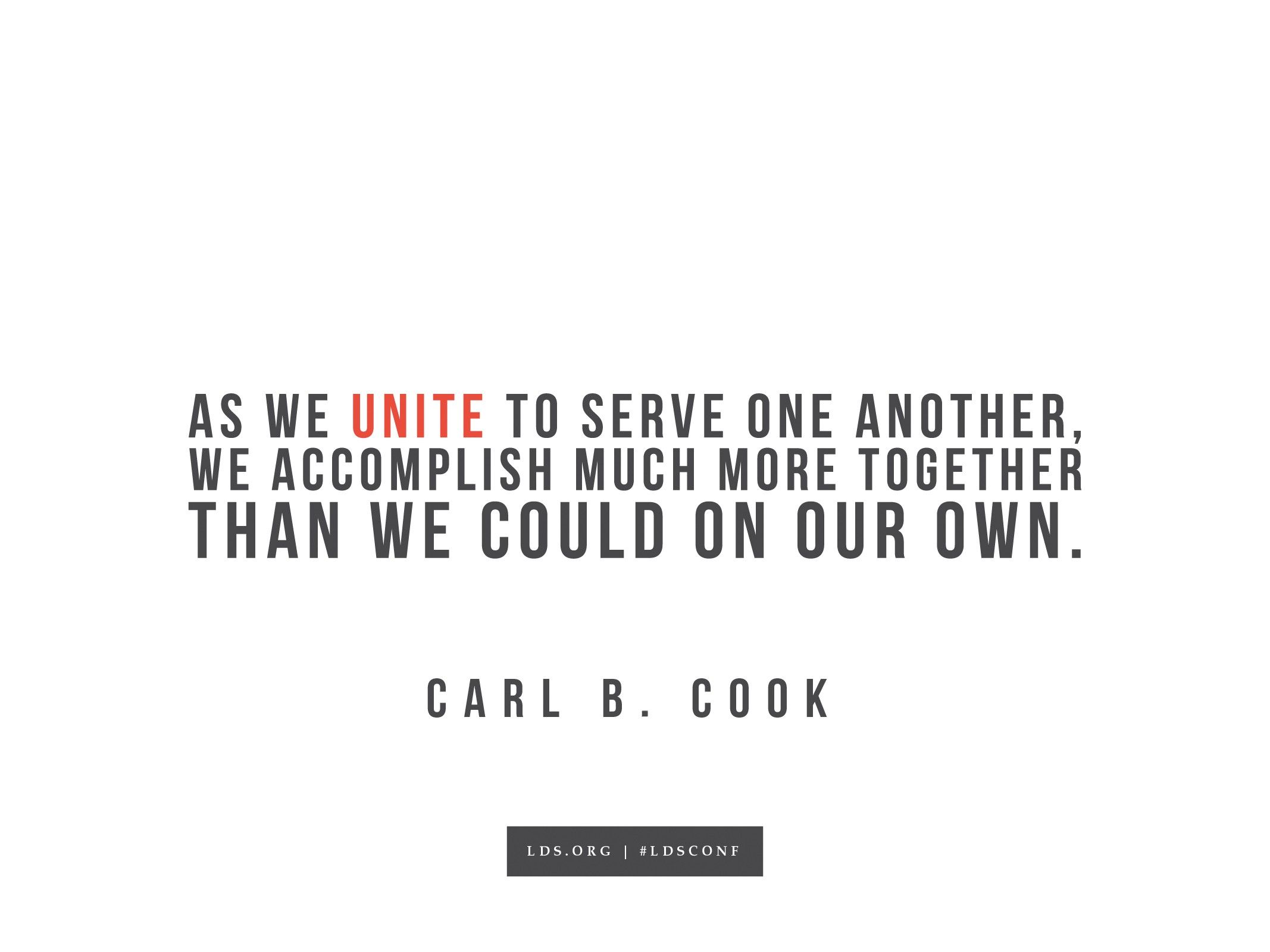 Unite to Serve