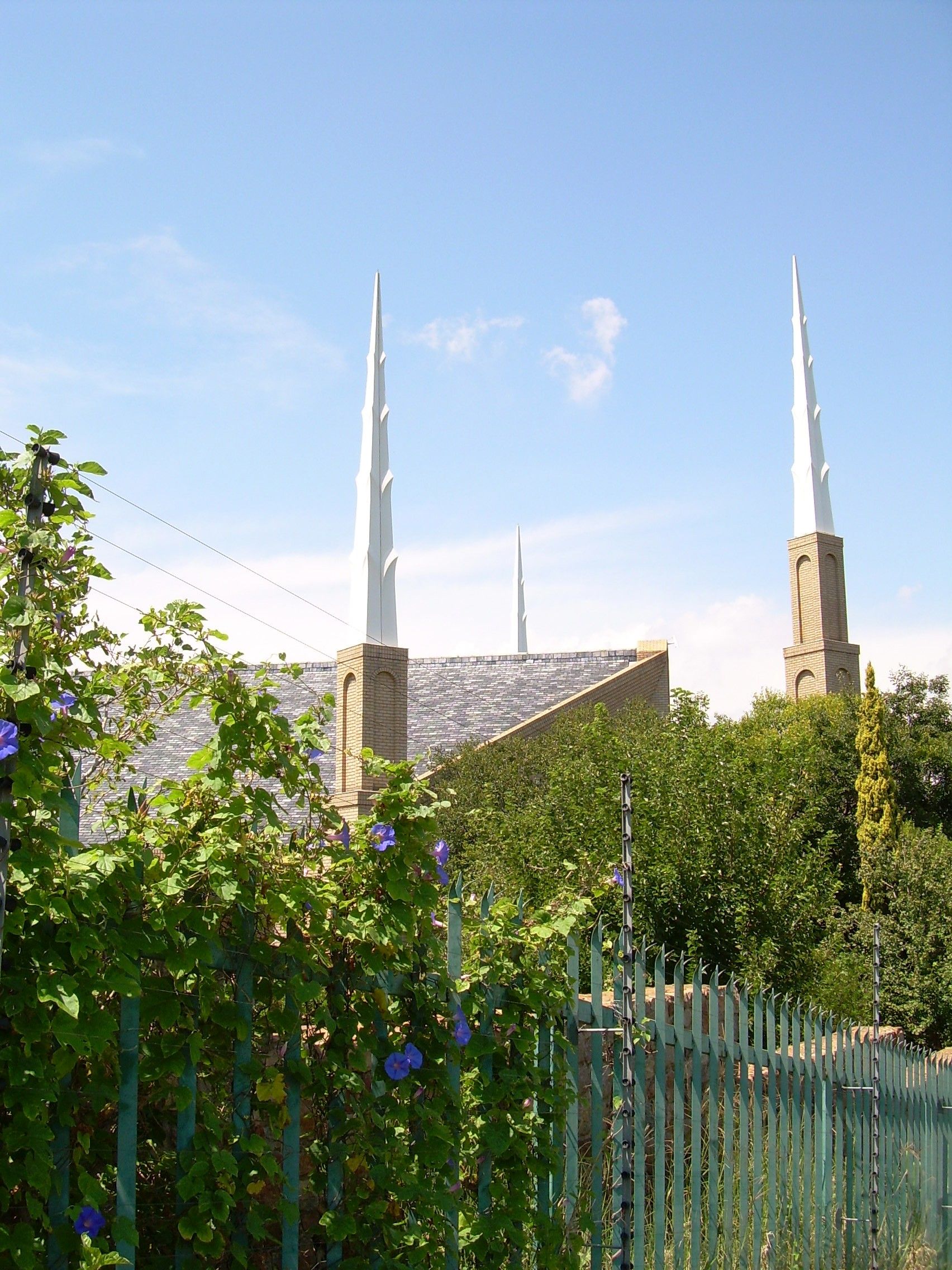 The Front of the Johannesburg South Africa Temple