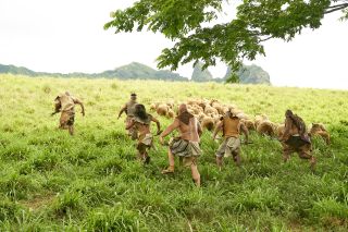 Lamanites Watching as King Lamoni Approaches