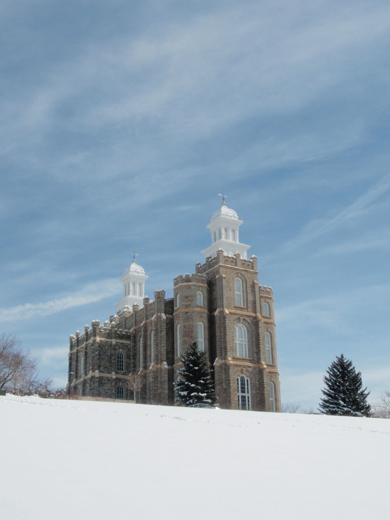 Logan Utah Temple in the Winter