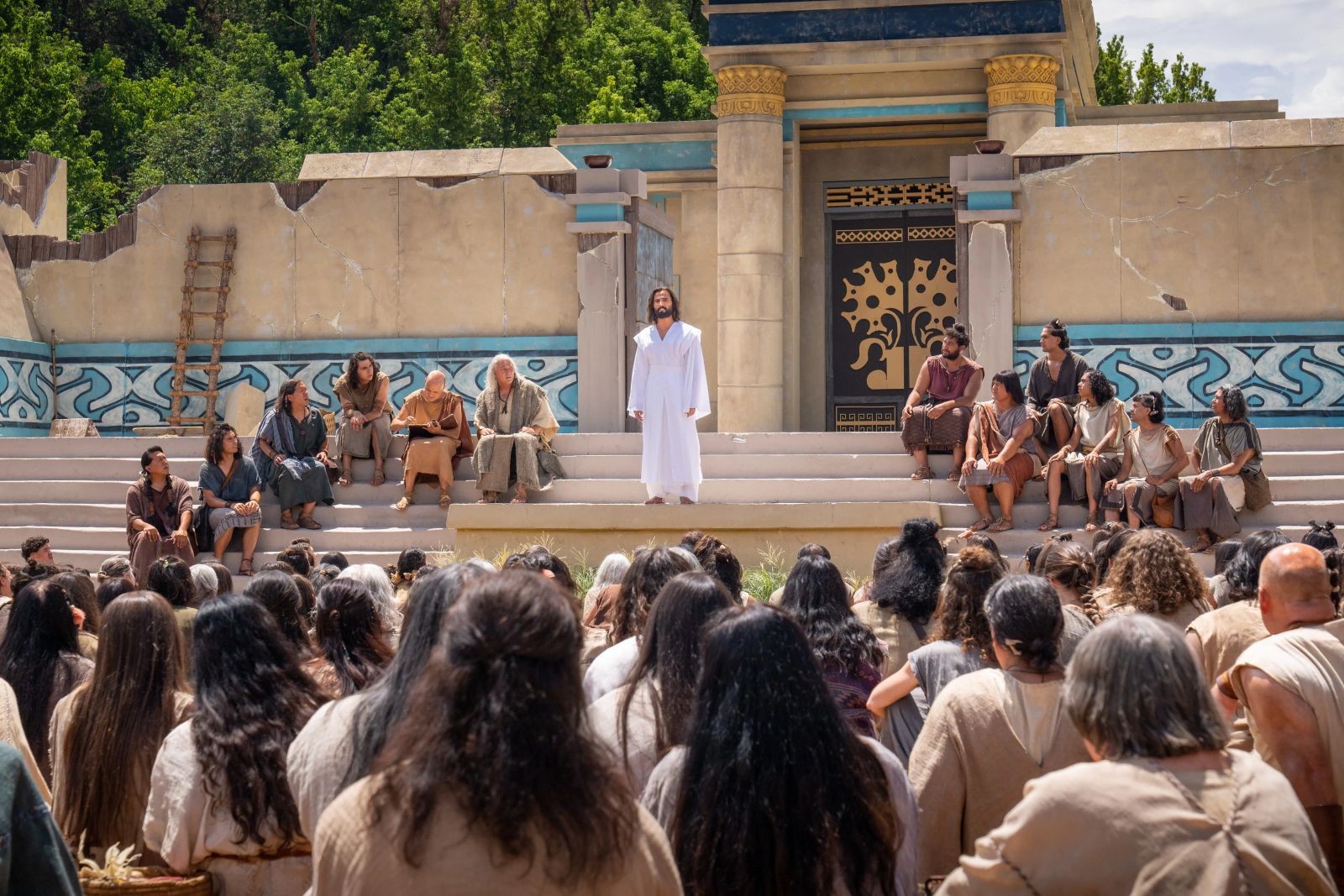 Christ Heals a Blind Girl