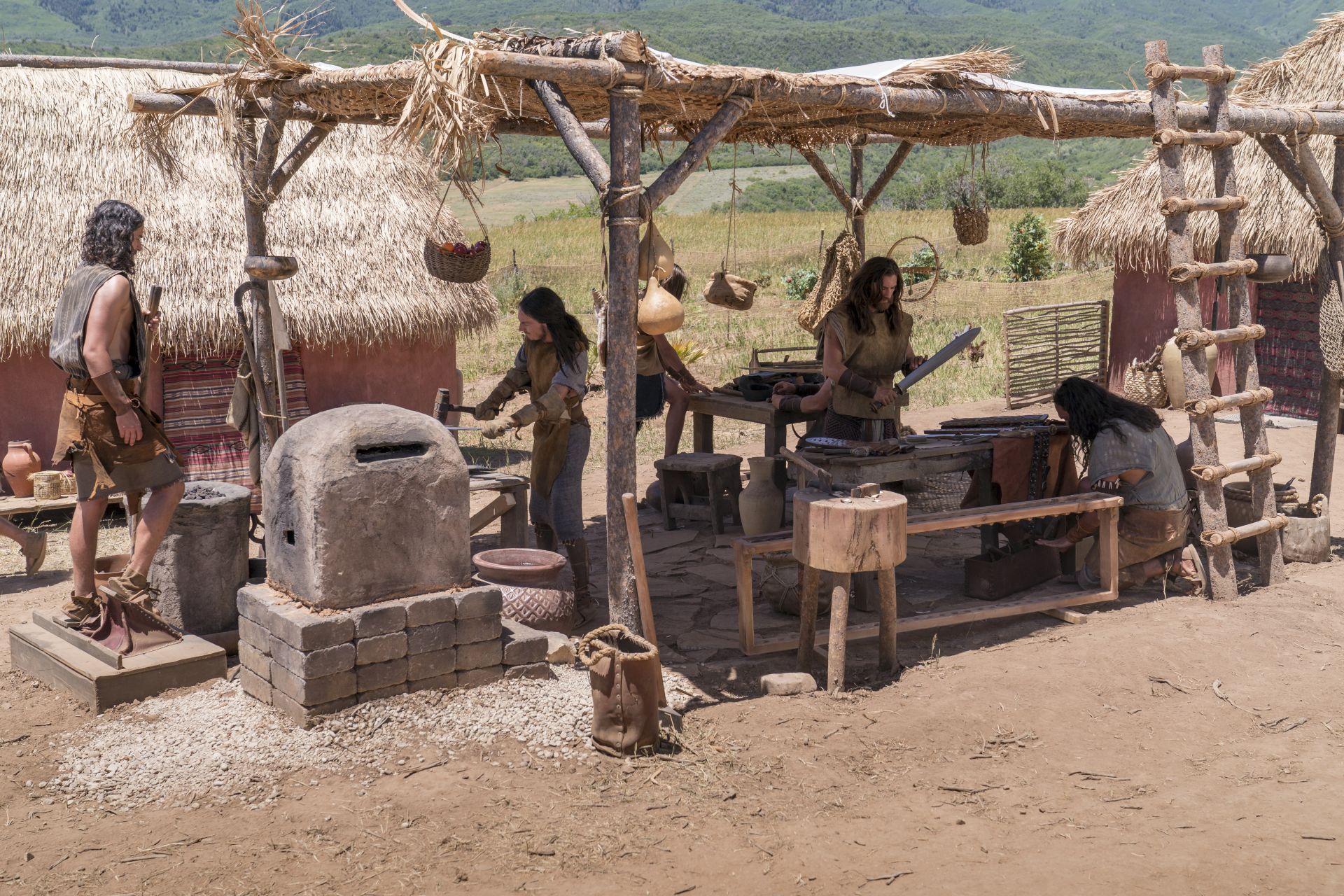 Nephites creating weapons