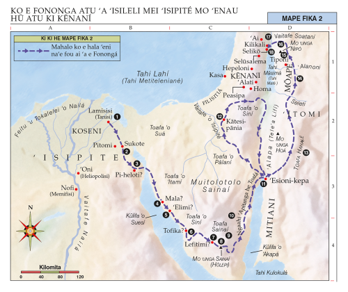 Mape Fika 2: Ko e Fononga atu ʻa ʻIsileli mei ʻIsipité mo ʻEnau hū atu ...