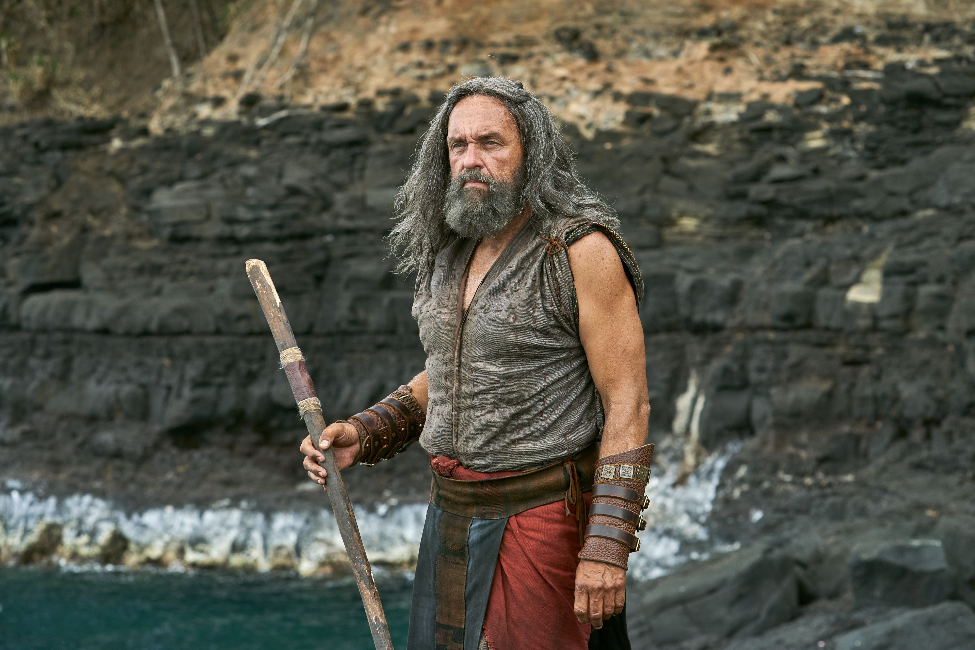 Moroni, Son of Mormon, Standing on a Rocky Shore