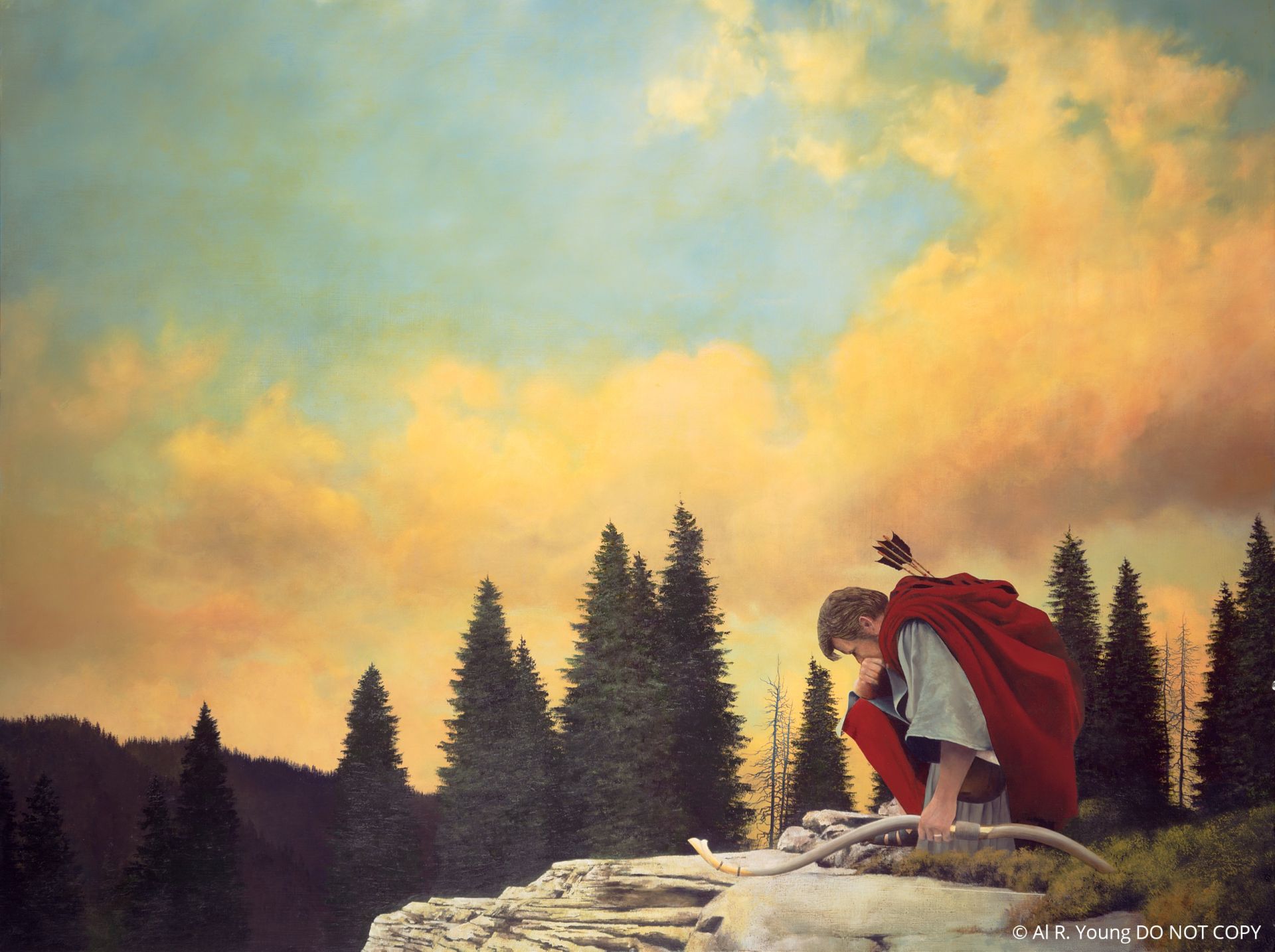 Alma Baptizes in the Waters of Mormon
