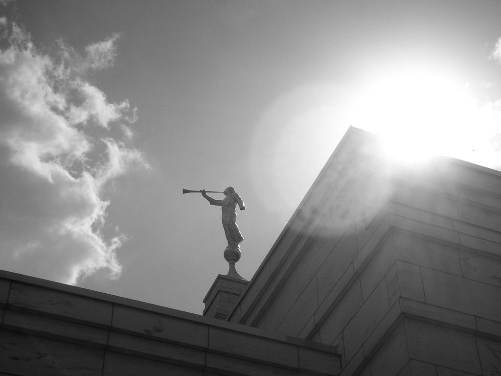 The Angel Moroni of the Birmingham Alabama Temple