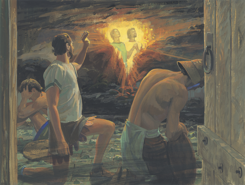 Nephi Near Labans House