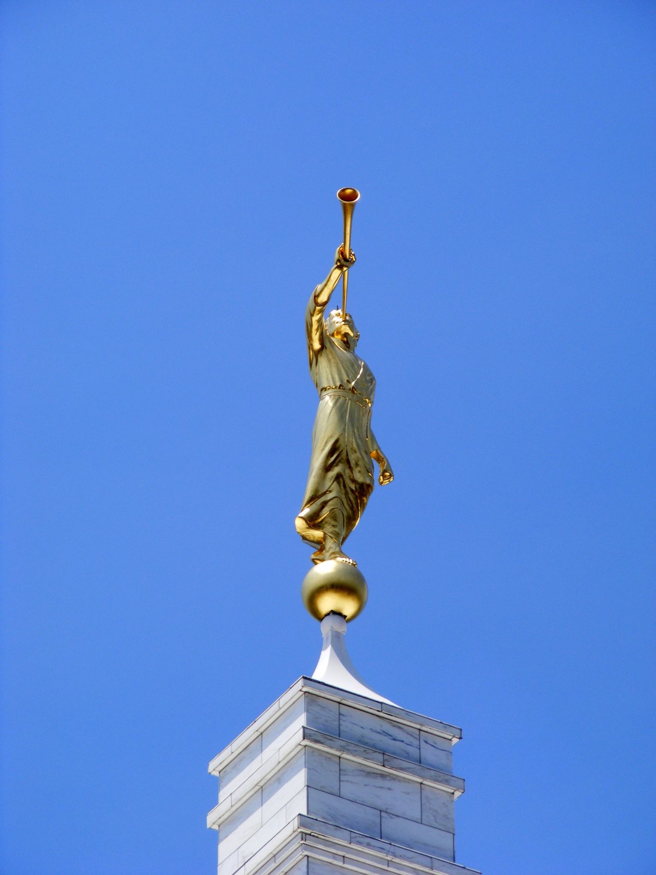 Angel Moroni of the Denver Colorado Temple