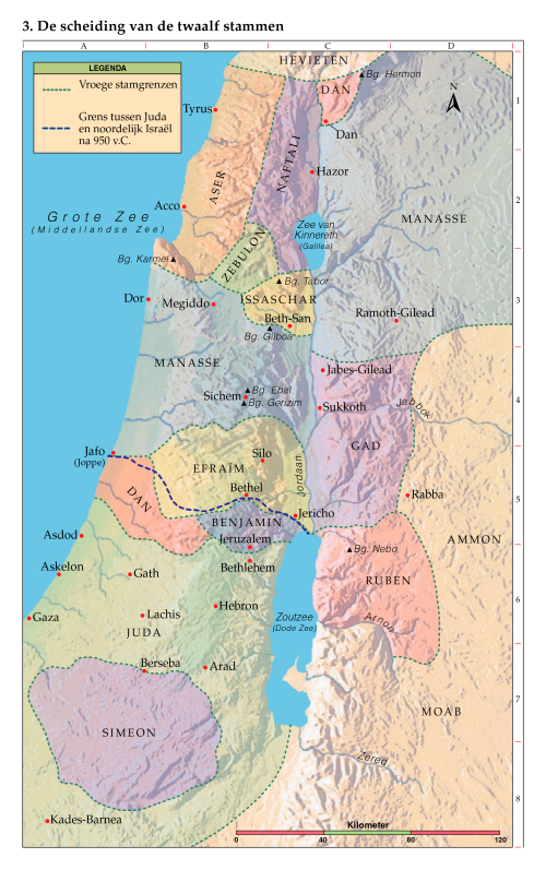 3. De scheiding van de twaalf stammen