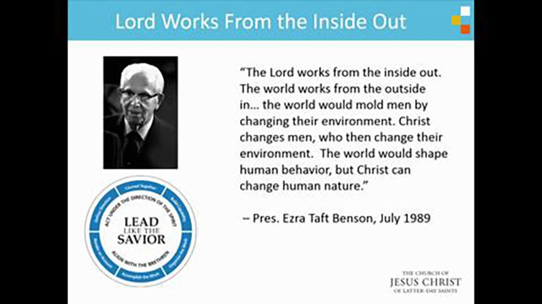 Lead like the Savior