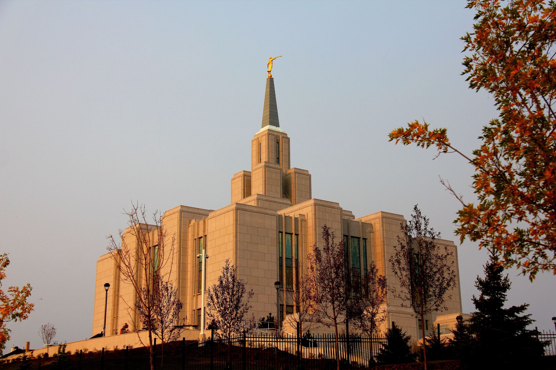 Autumn at the Calgary Alberta Temple