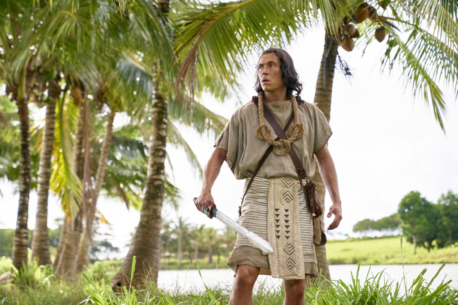 Ammon, Son of Mosiah, Clutching His Sword